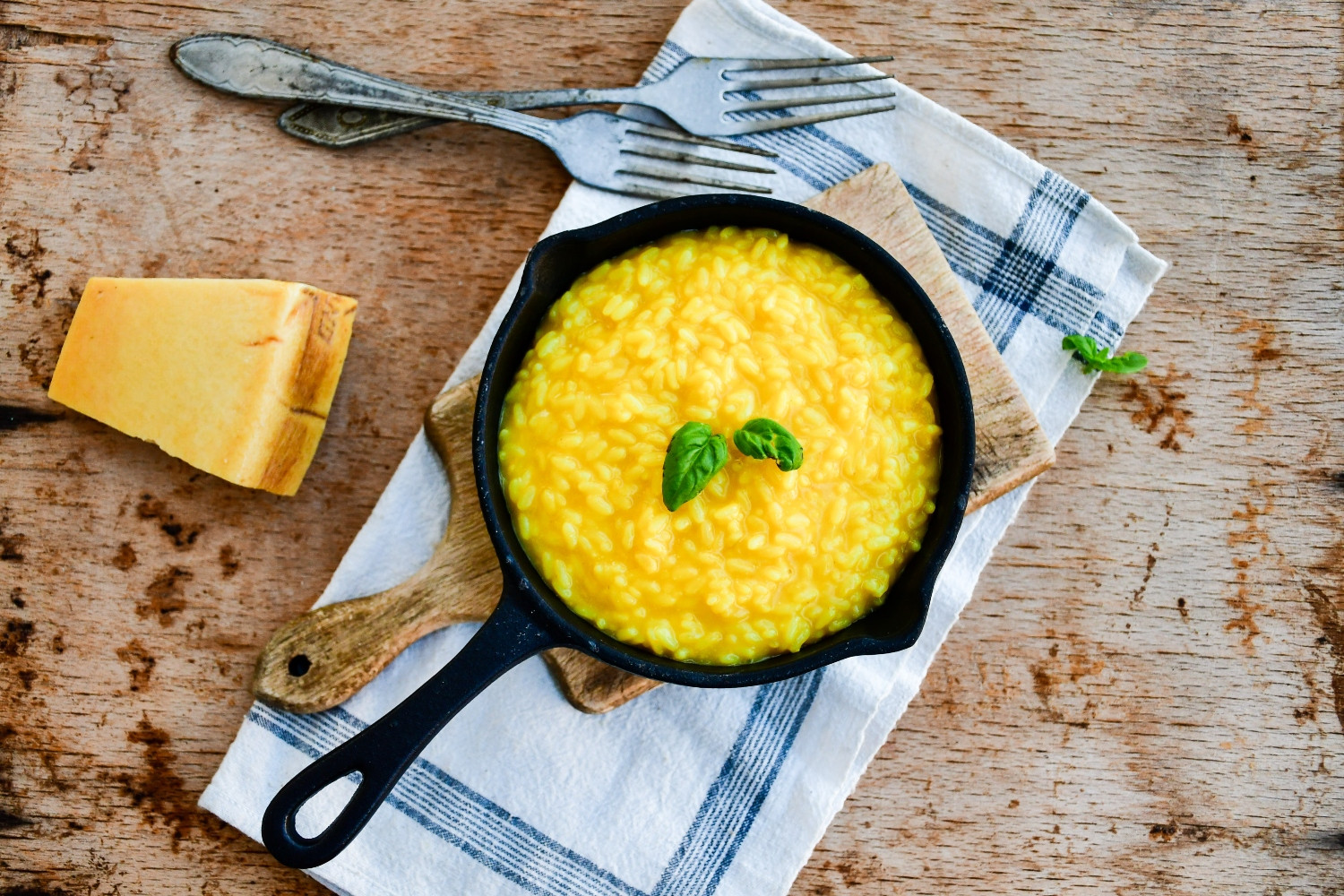 Saffron Risotto à La Milanese Mamablip