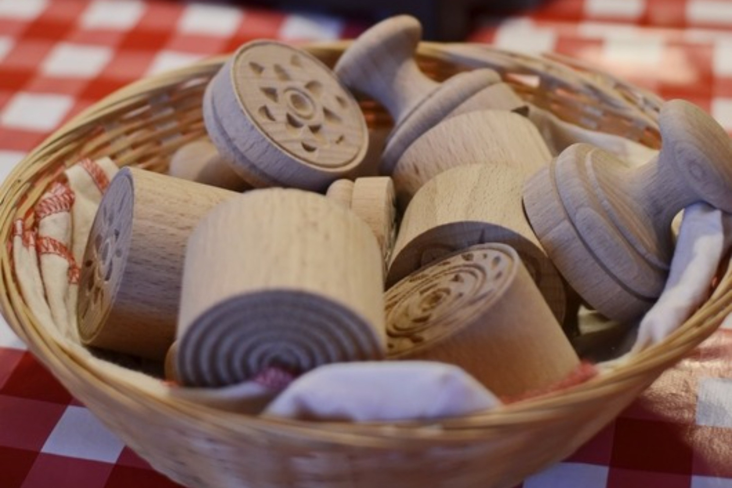 Ligurian Corzetti Coins with Marjoram and Pine Nut Sauce | MaMaBlip