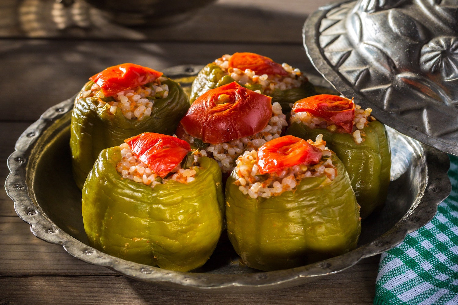 Peperoni Verdi Ripieni di Riso, Mortadella e Caciocavallo | MaMaBlip