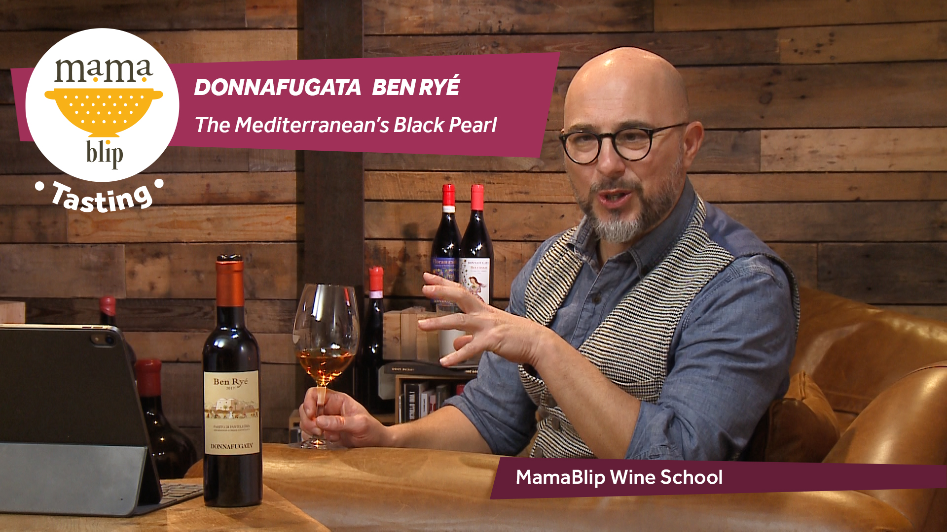 Donnafugata Ben Ryè, Zibibbo Wine Tasting | MaMaBlip